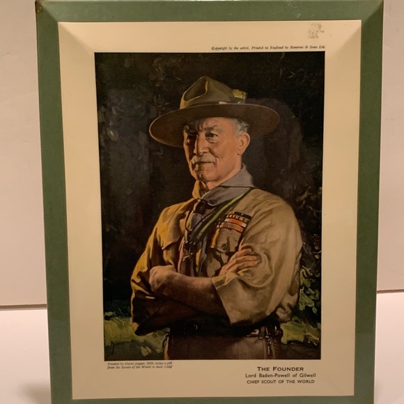 Scouting America | Wall Decor | Vintage Lord Badenpowell Bsa Art Print ...